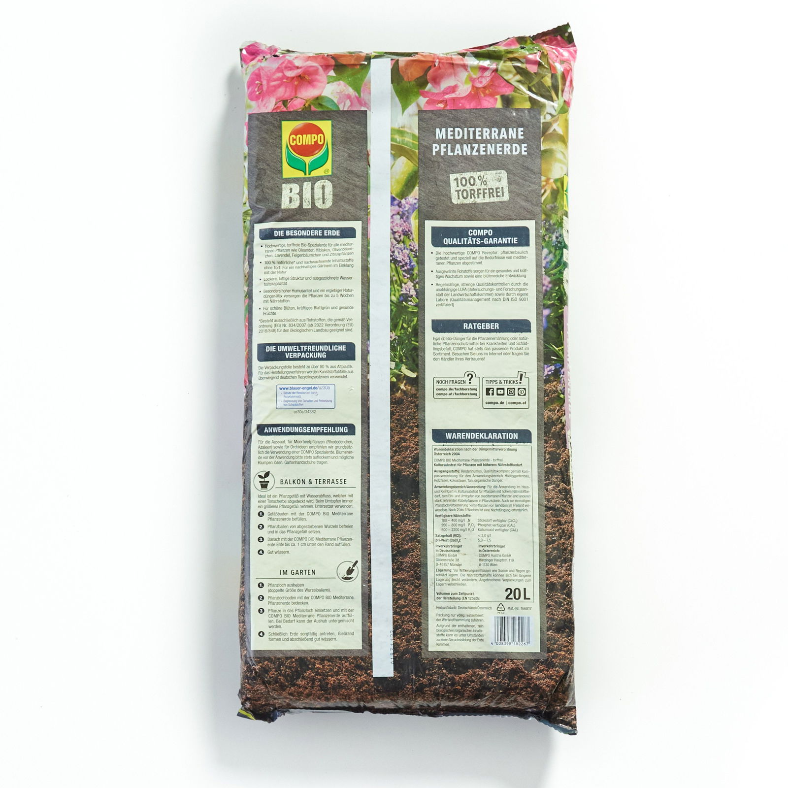 COMPO Mediterrane pflanzenerde - COMPO SANA Mediterrane pflanzenerde ...
