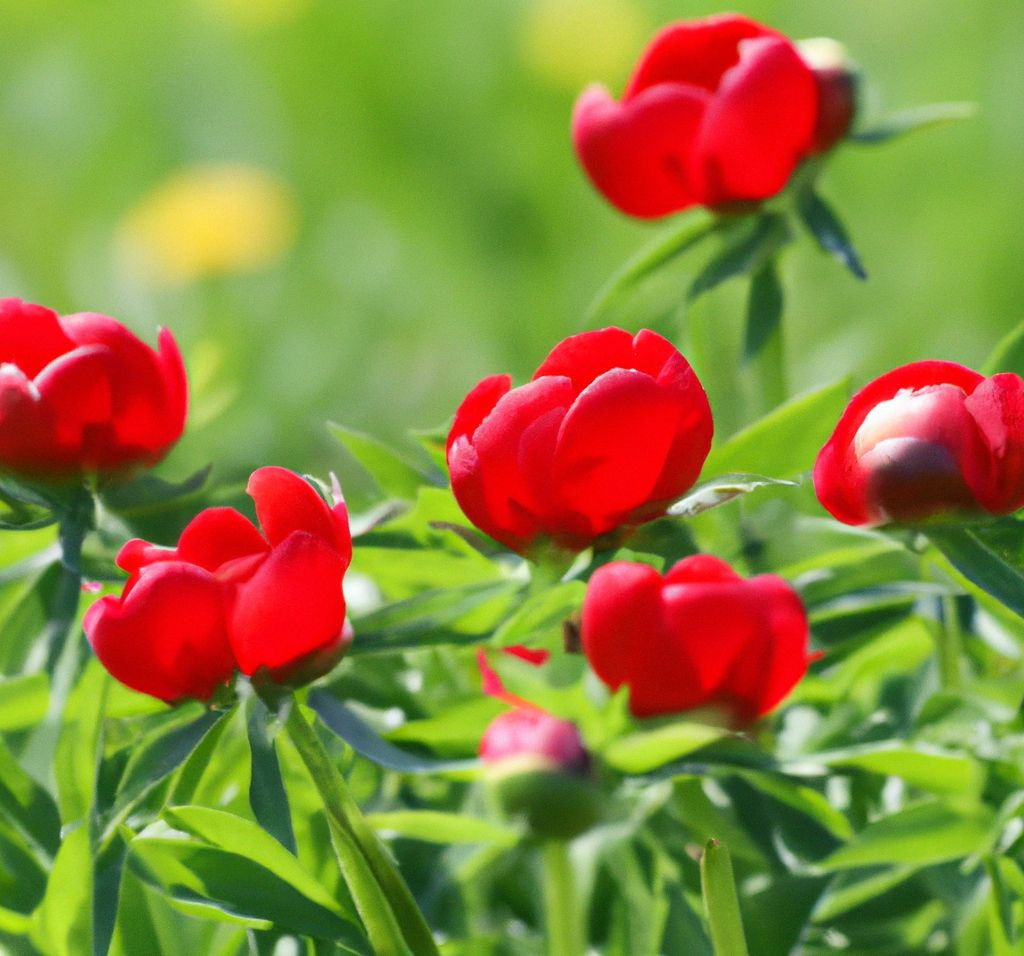 Klebrige Pfingstrose, dunkelrot - Paeonia lactiflora x peregrina ...