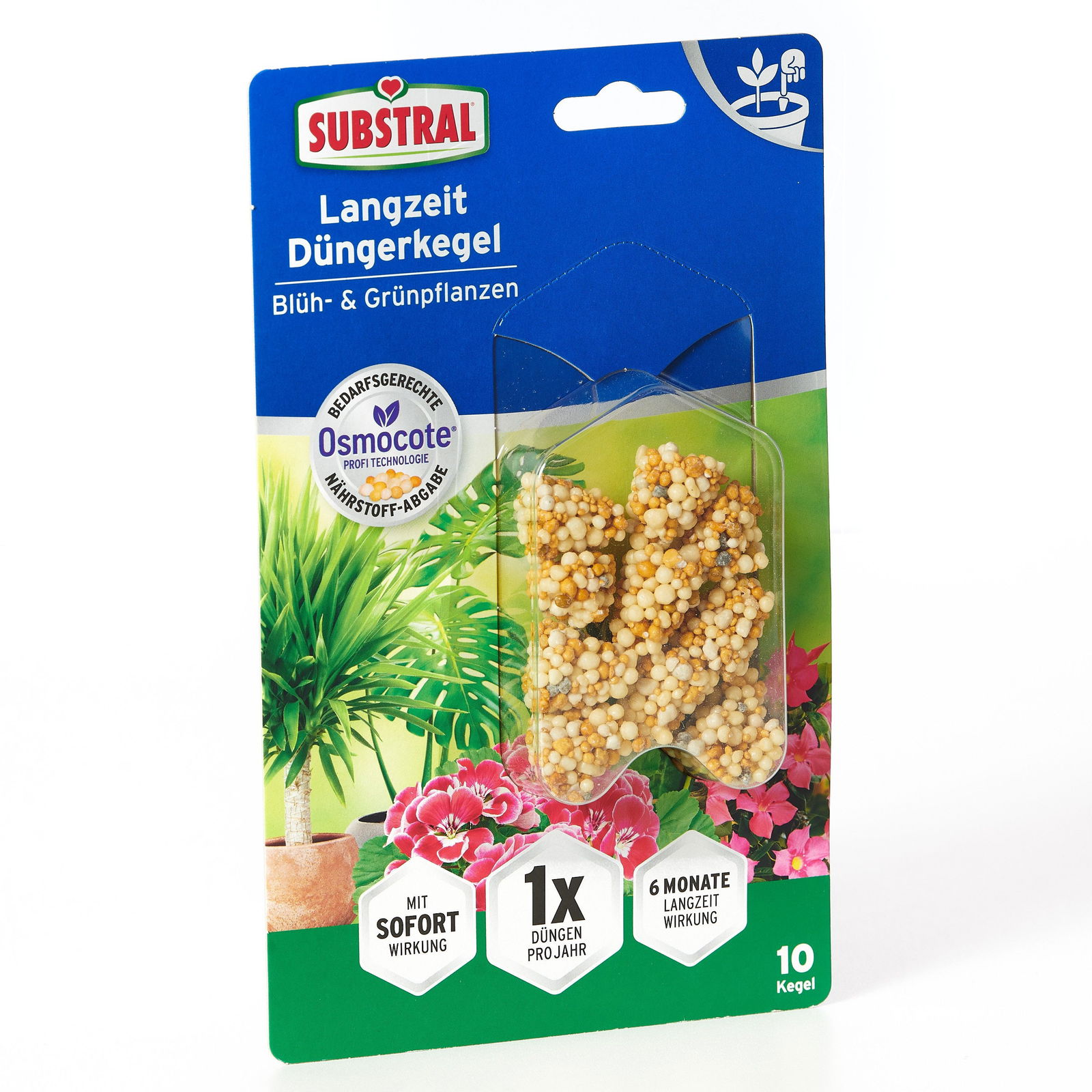 Blüh- & Grünpflanzen Langzeit Düngekegel - Substral Blüh ...
