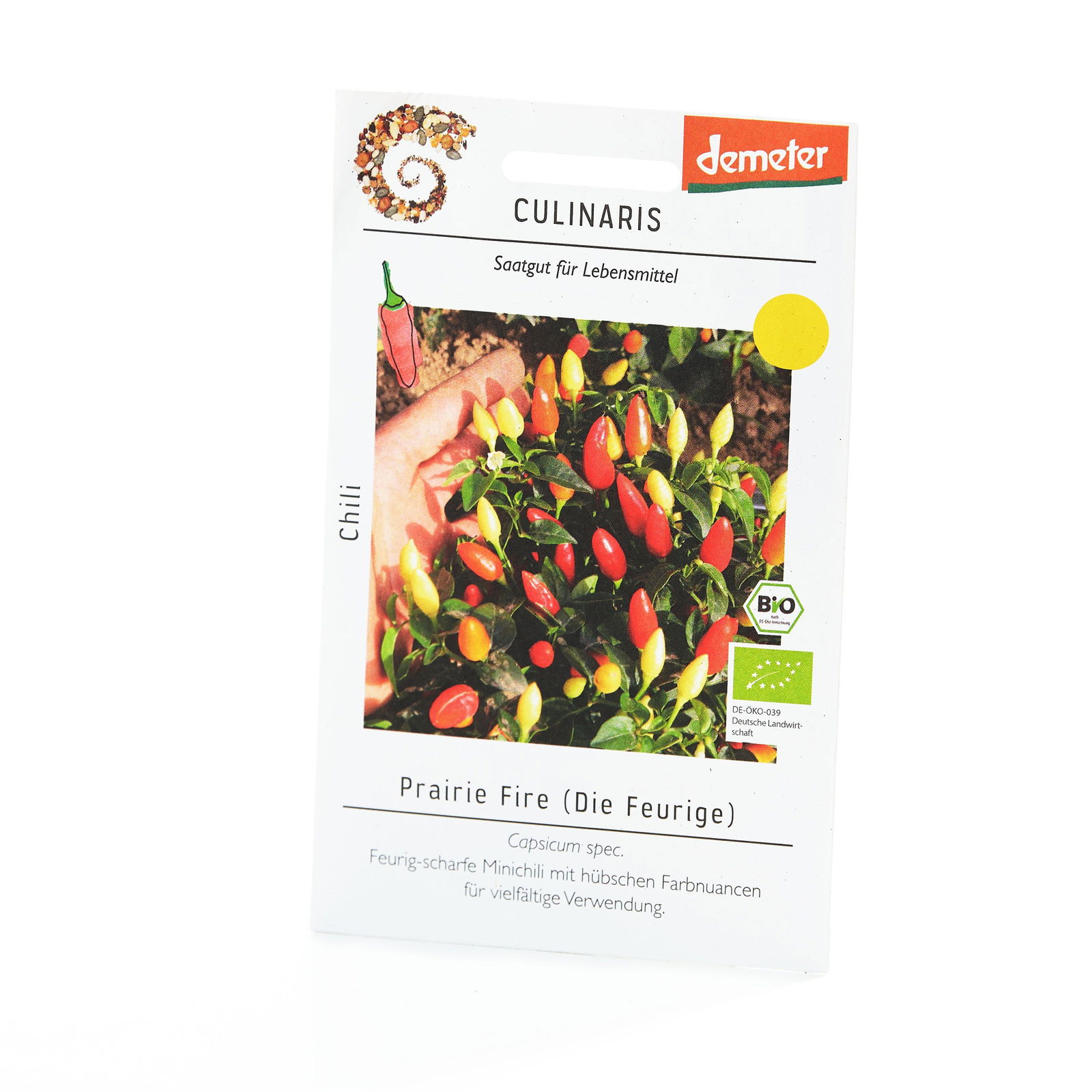 Bio Chili Prairie Fire (die Feurige) - Culinaris Capsicum spec. Prairie ...